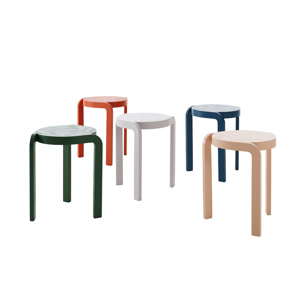Spin Stool, stackable by Swedese | Shop at Skandium London