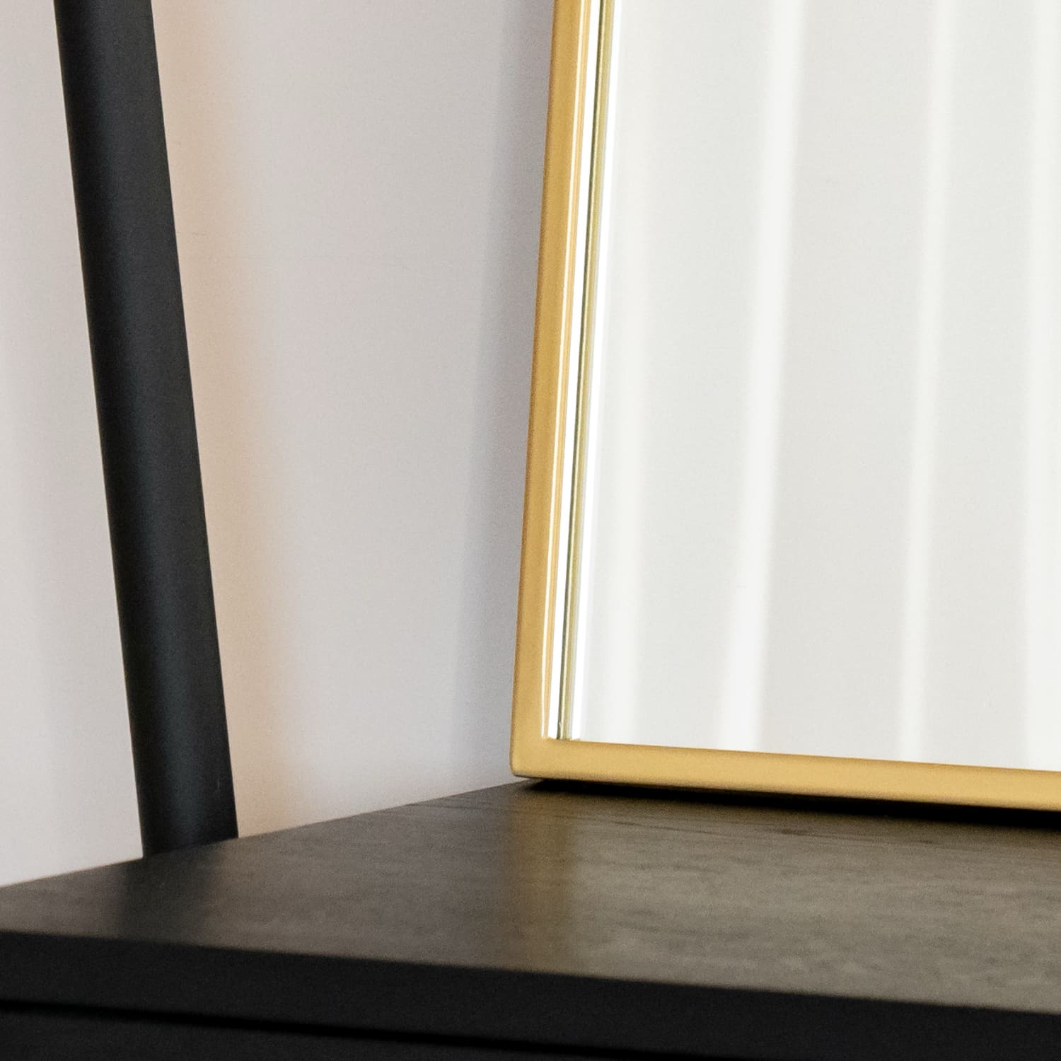 Akiko - Gold Metal Arched Mirror - 120cm x 95cm – Skandium