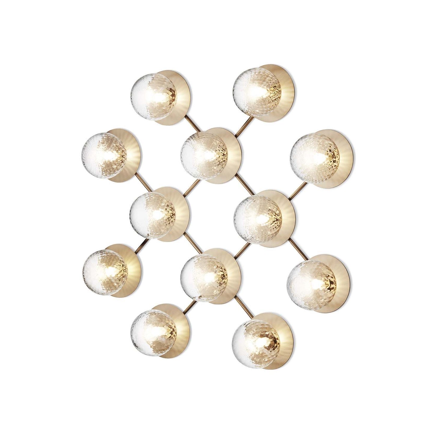 Liila 12 Optic clear - Wall/Ceiling Lamp – Skandium