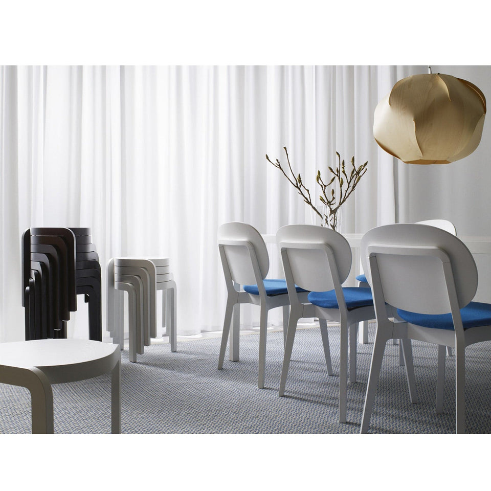 Spin Stool, stackable by Swedese | Shop at Skandium London