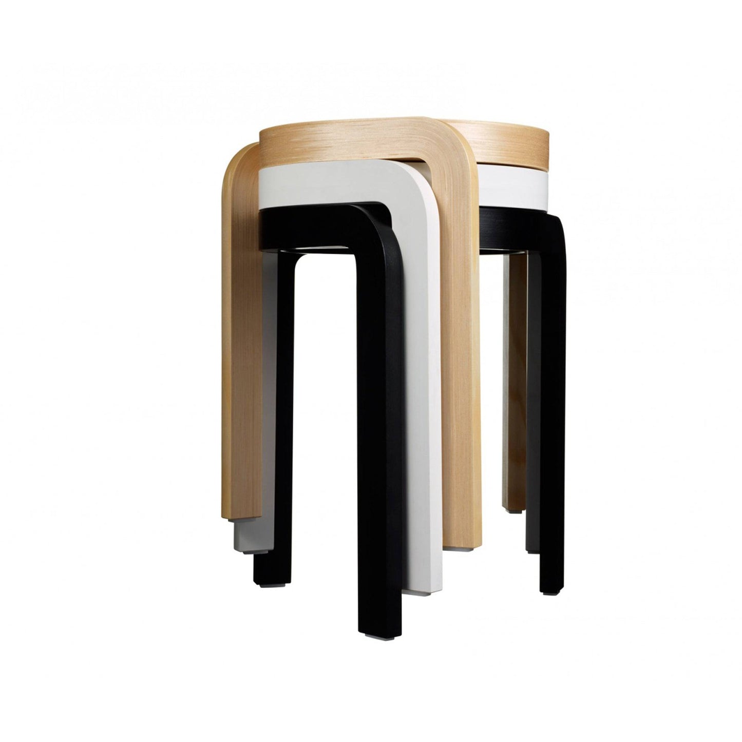Spin Stool, stackable – Skandium London