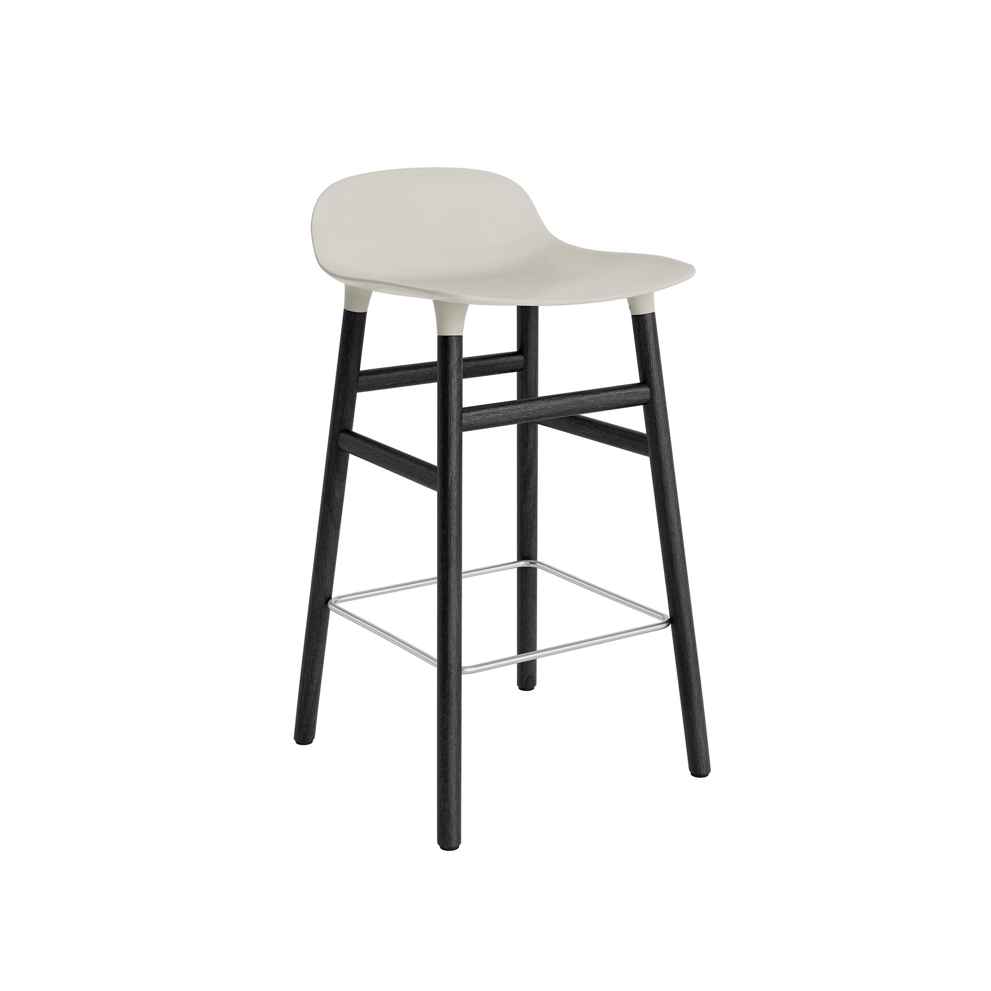 Form Barstool 65cm Wood – Skandium London