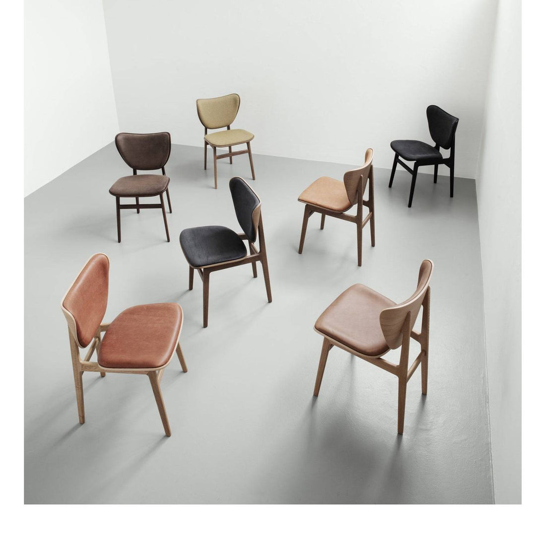 Elephant dining chair, front upholstered – Skandium