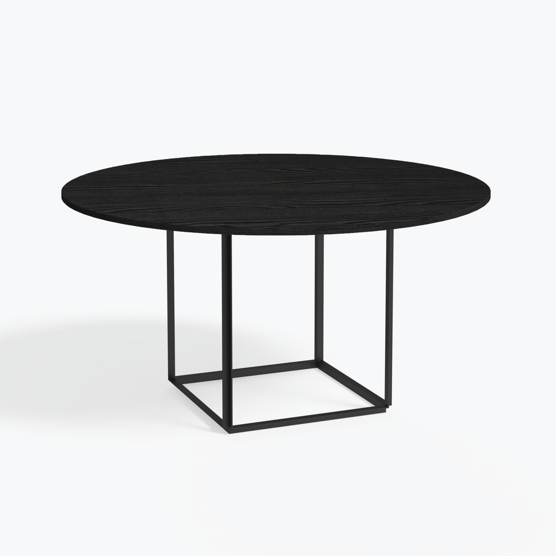 Florence dining table - Ø 145 cm w. wood veneer – Skandium