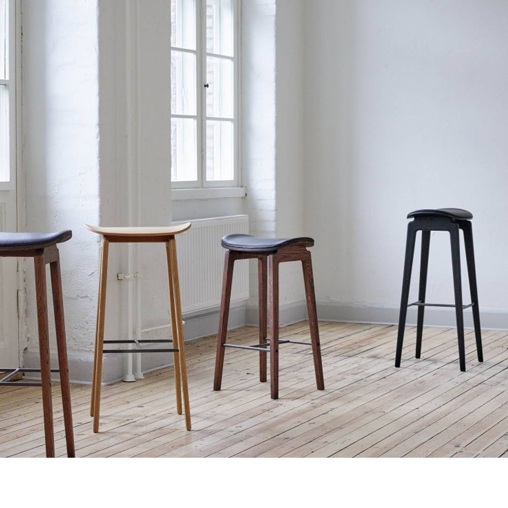 NY11 Bar stool, upholstered by NORR11 | Shop at Skandium London