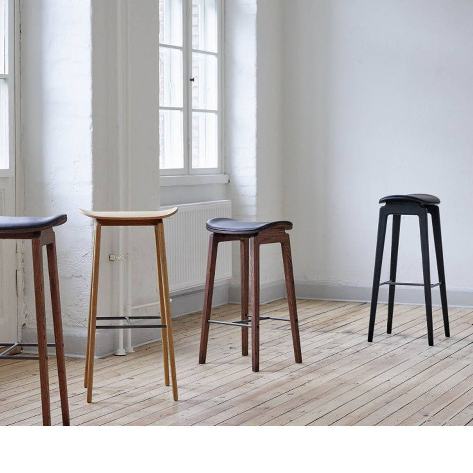 NY11 Bar stool, upholstered by NORR11 | Shop at Skandium London