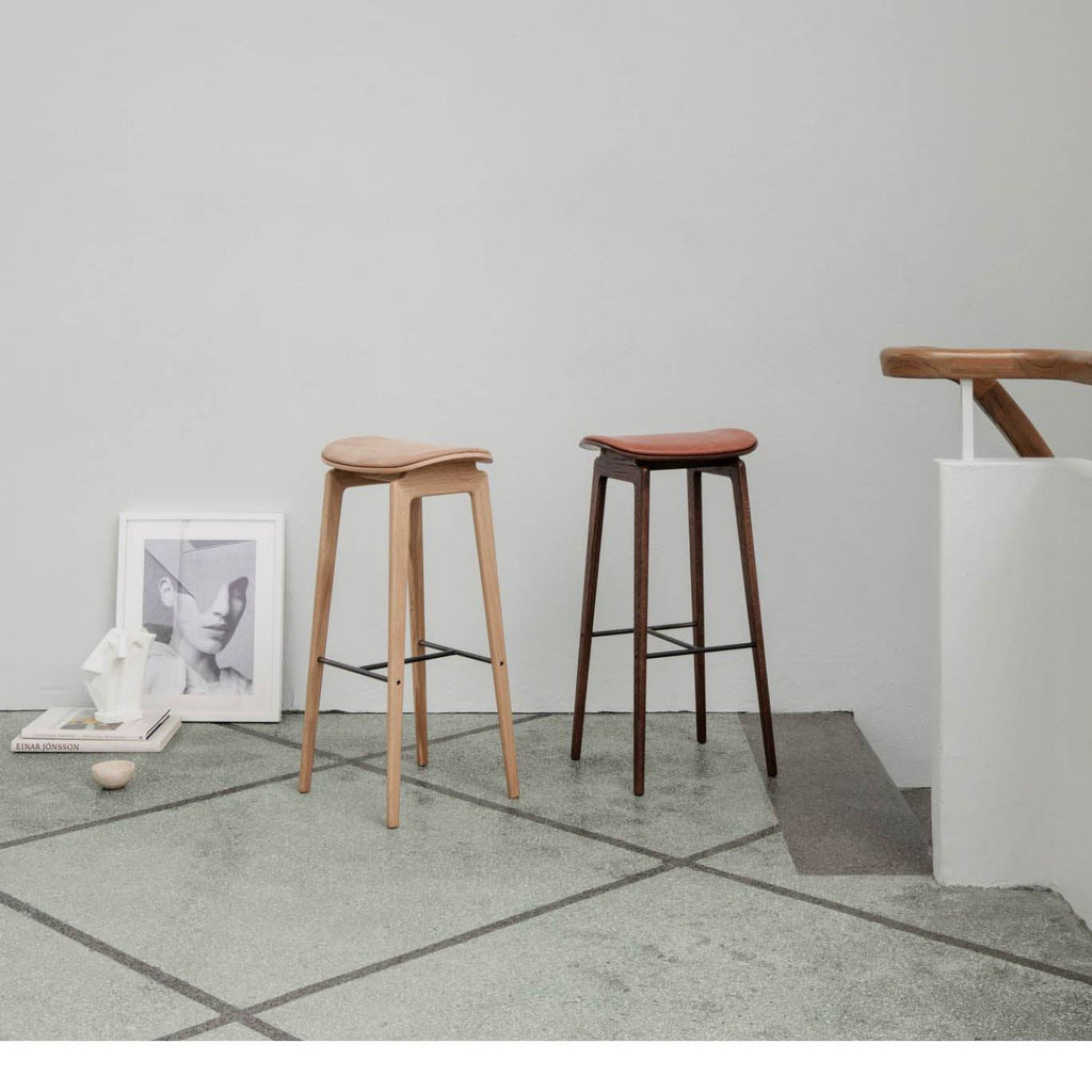 NY11 Bar stool, upholstered by NORR11 | Shop at Skandium London