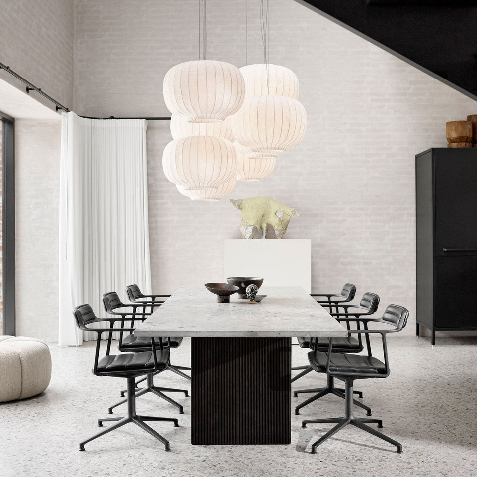 VIPP496 - Cabin Square Table w/ stone top by Vipp | Shop at Skandium London